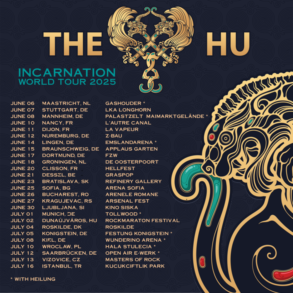 THE HU Announce 2025 “Incarnation” European Tour Dates - SRO PR