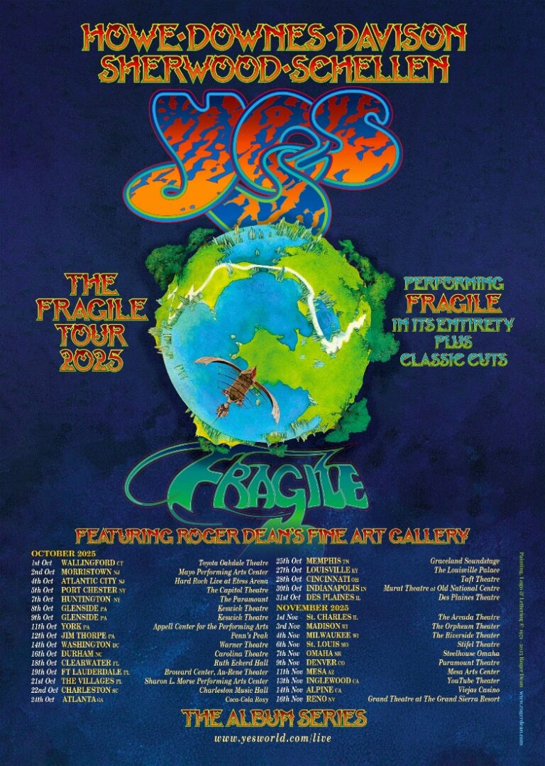YES Today Launches “The Fragile Tour 2025”—Band to Perform Their Iconic ‘Fragile’ Album in its ...